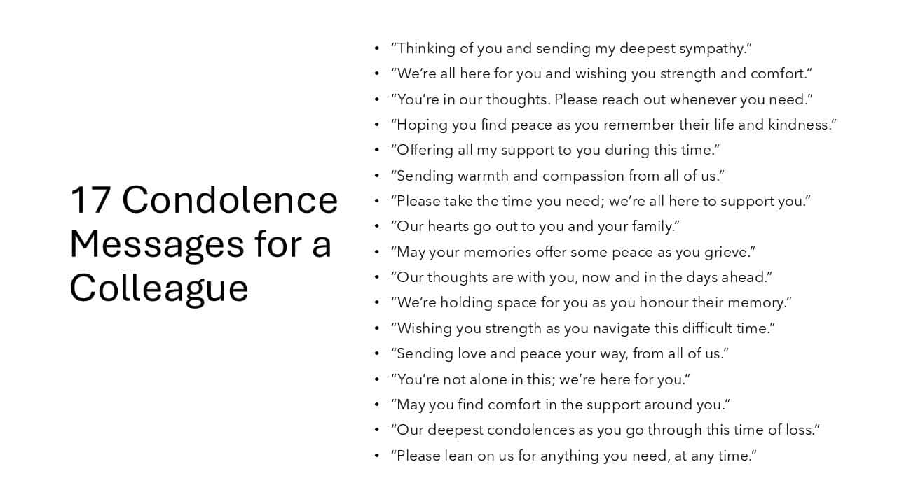 Dos and Don’ts of Writing a Condolence Message [with 100 Examples ...